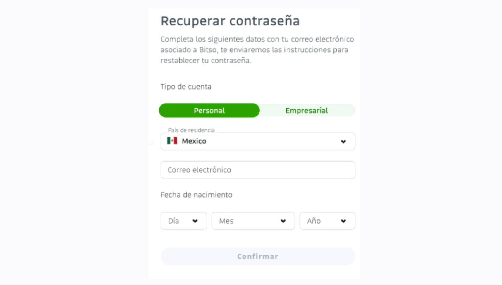 Cambia o recupera tu contraseña – Centro de Ayuda